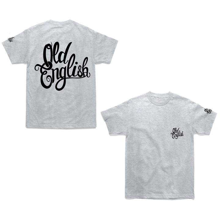 OLD ENGLISH LOGO TEE (GREY) – OldEnglishBrand