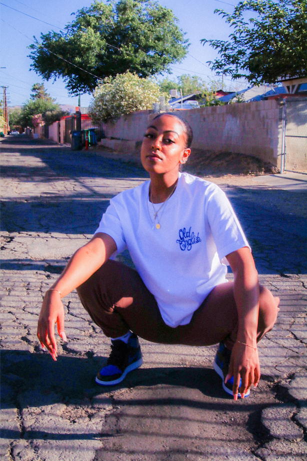 OLD ENGLISH LOGO TEE (WHITE) - Old English Brand – OldEnglishBrand