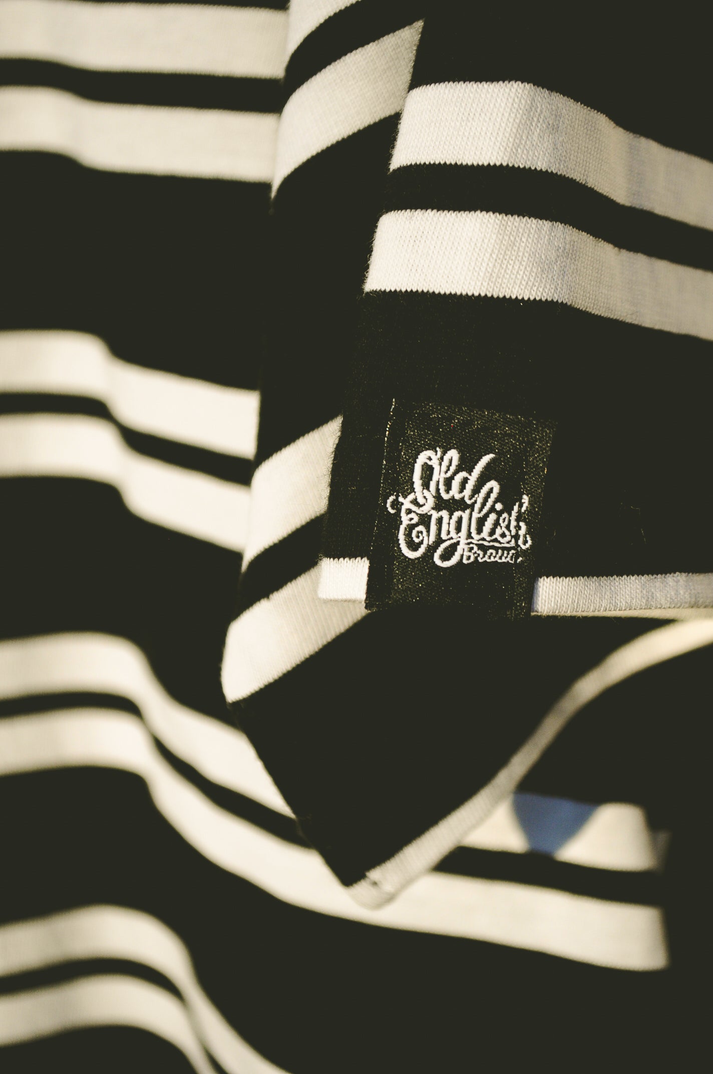 OE LOGO STRIPE TEE - Old English Brand – OldEnglishBrand